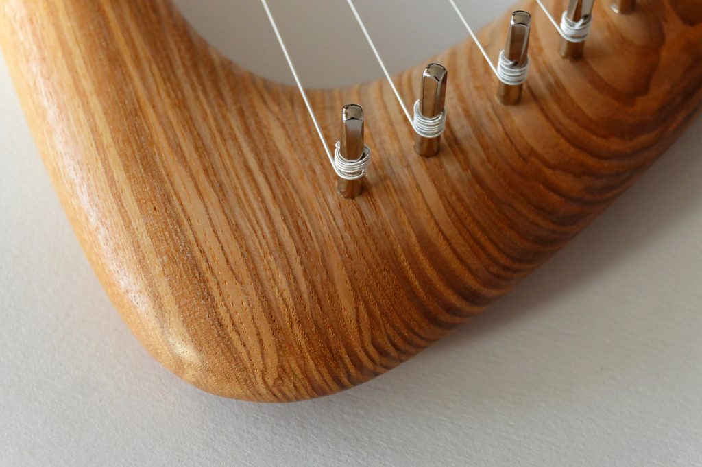 10 String Pentatonic Lyre, Ash Wood, Hand crafted - NISORIA