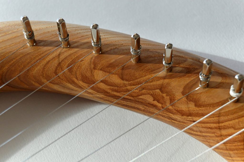 10 String Pentatonic Lyre, Ash Wood, Hand crafted - NISORIA